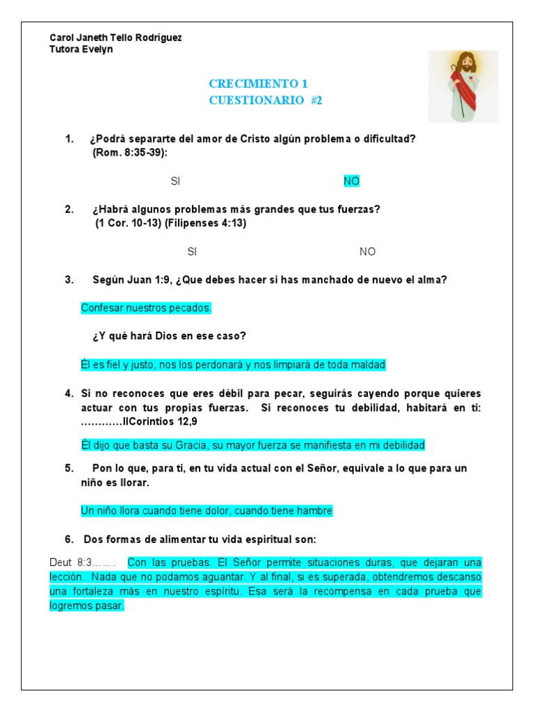 Crecimiento 1 Cuestionario #2: Carol Janeth Tello Rodríguez Tutora ...