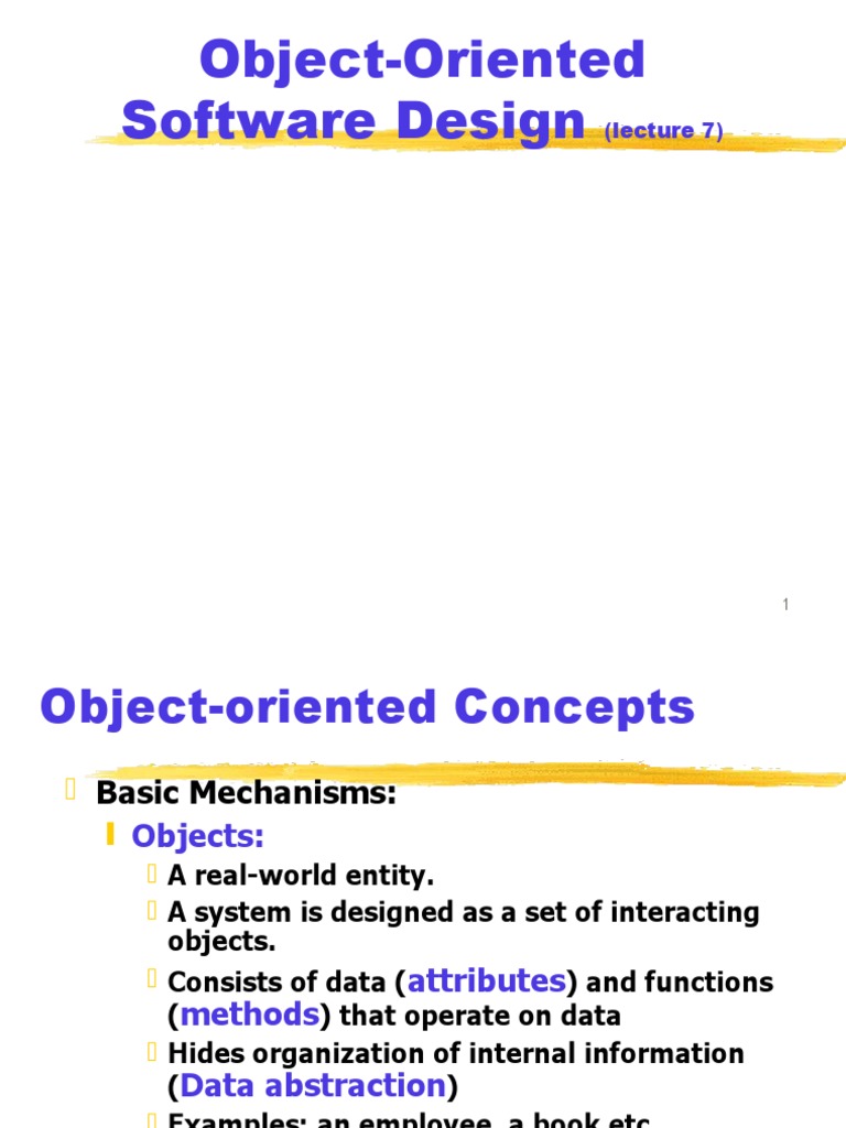 10.object Oriented Design and UML Diagrams | PDF | Unified Modeling ...