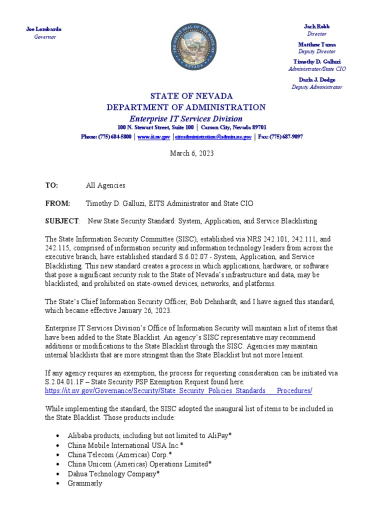 Blacklist Memo | PDF | Tencent | Information Security