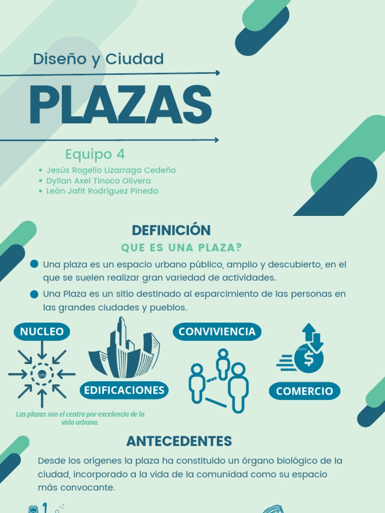 Espacios Públicos PLAZAS | PDF