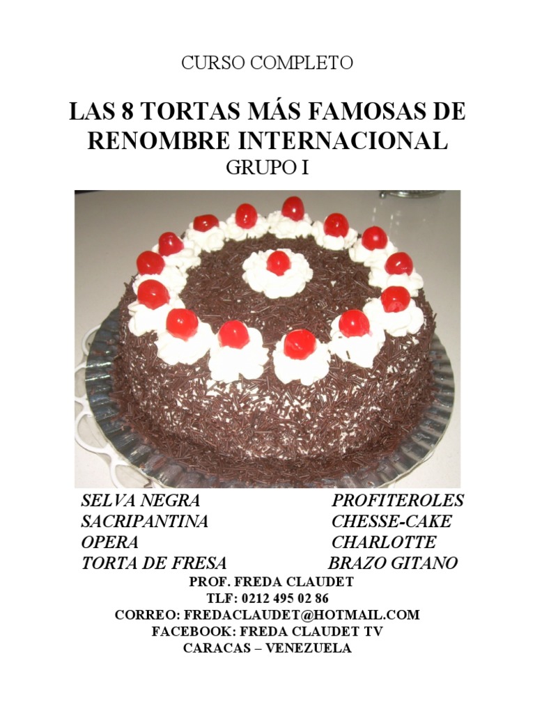 Tortas Comerciales | PDF | Crema | Chocolate
