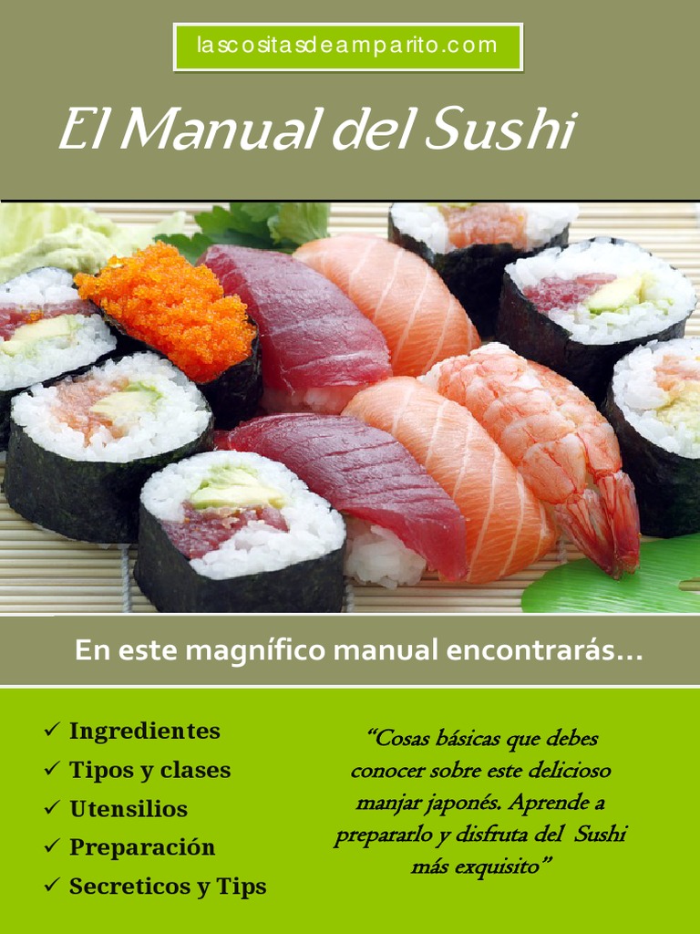 Manual Del Sushi | PDF | Sushi | Cocinando