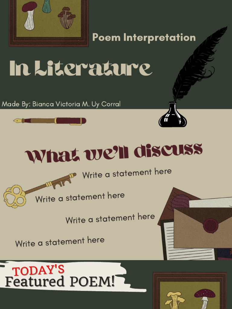 Poem Interpretation I Wandered Lonely As A Cloud | PDF | Poetry