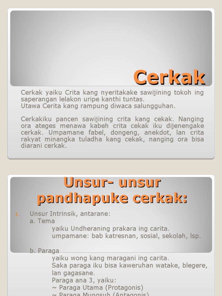 Cerkak | PDF