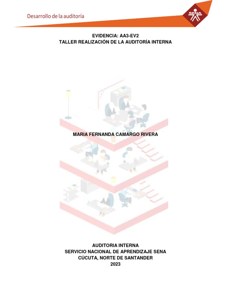 Formato Evidencia AA3 Ev2 Taller | PDF | Auditoría | Gestión de recursos humanos