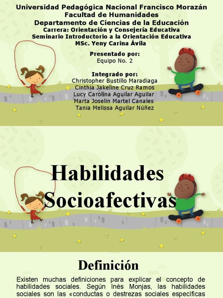 Habilidades Socioafectivas | PDF | Empatía | Teoría de apego