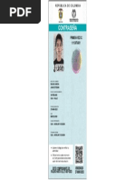 Cedula Colombiana Editable | PDF