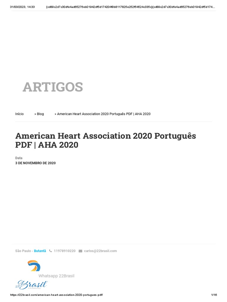 Atualizações dos protocolos de ressuscitação cardiopulmonar da American ...