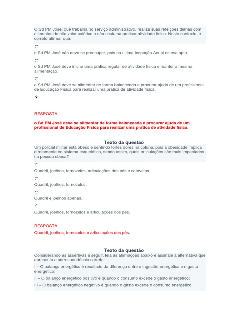 Respostas Eap 2023 | PDF | Projéteis | Armas de fogo Respostas Eap 2023 | PDF | Projéteis | Armas de fogo