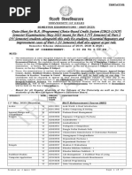 DU Datesheet - May-June 2025 | PDF | Bachelor Of Arts | Qualifications