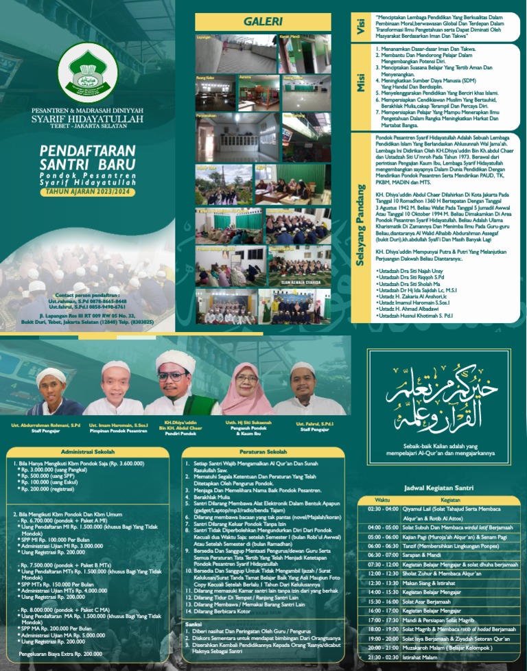 Contoh Brosur Ponpes | PDF