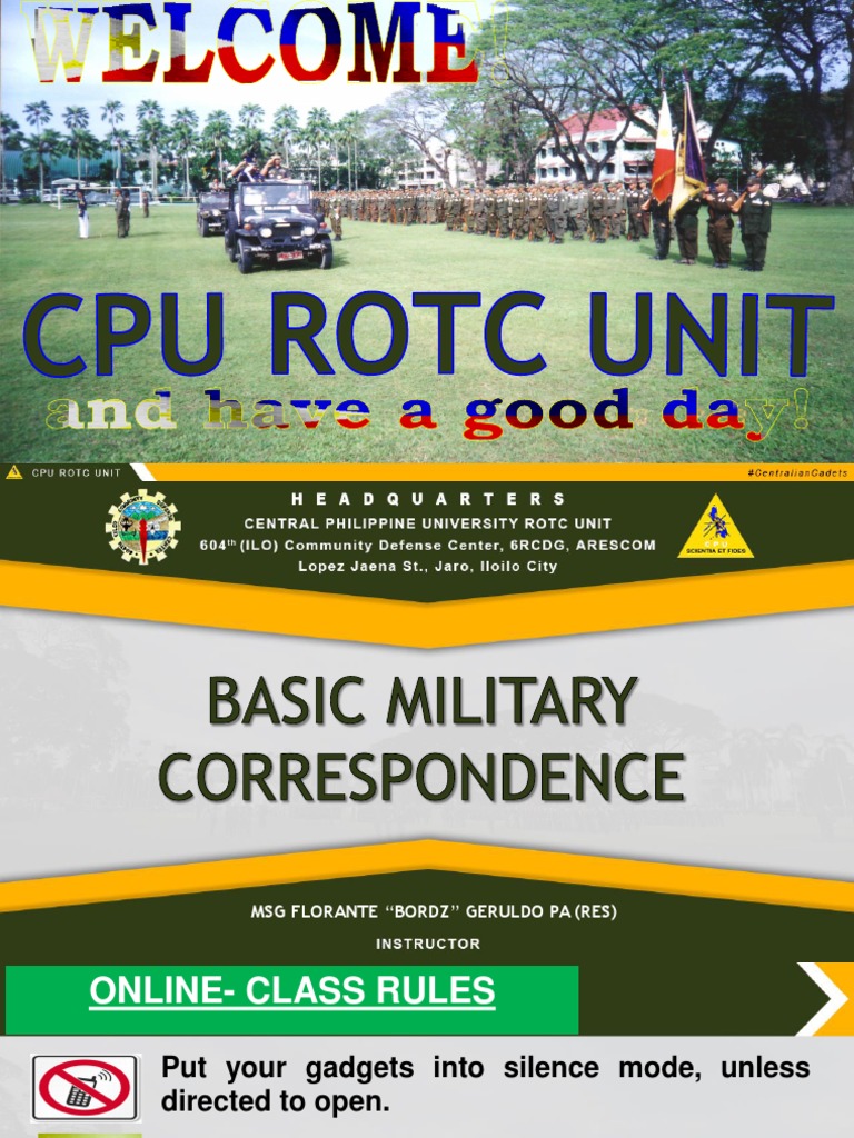 Basic Military Correspondence | PDF | Communication | Paragraph