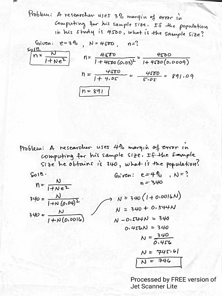 Math2111 - Sampling | PDF