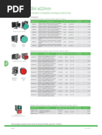 Datasheet Botoneras | PDF | Diodo emisor de luz | Verde