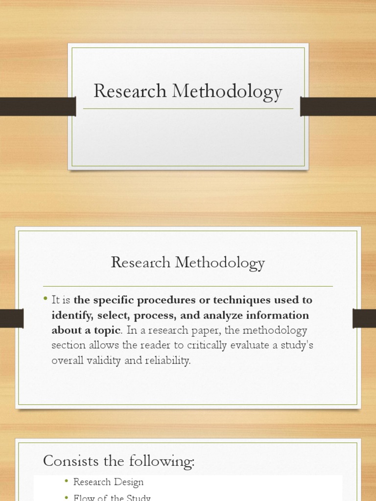 Research Methodology | Download Free PDF | Sampling (Statistics ...