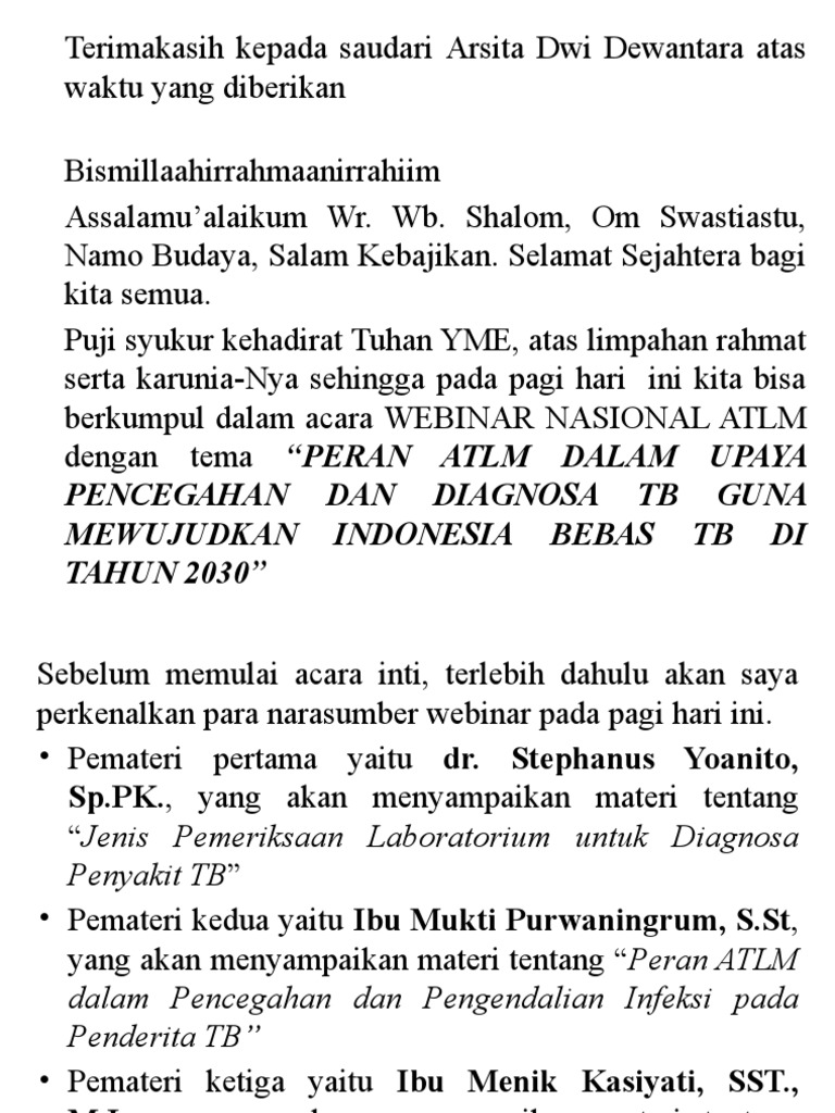 Teks Moderator WEBNAS 2023 | PDF