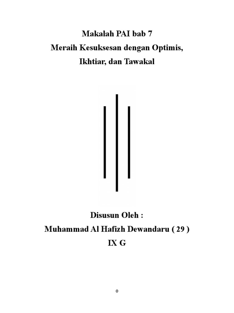 Makalah PAI Bab 7 Gembul-1 | PDF