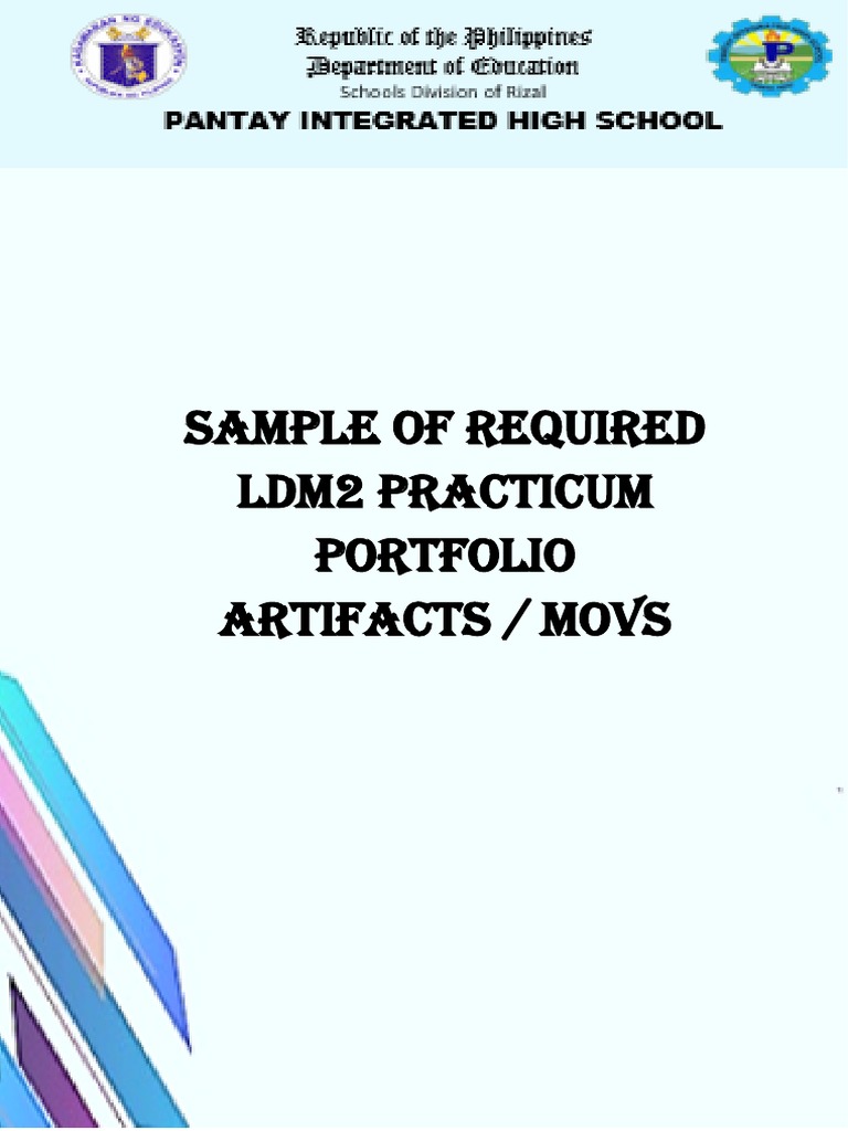Sample of Required Practicum Portfolio | PDF | Learning | Educational Assessment