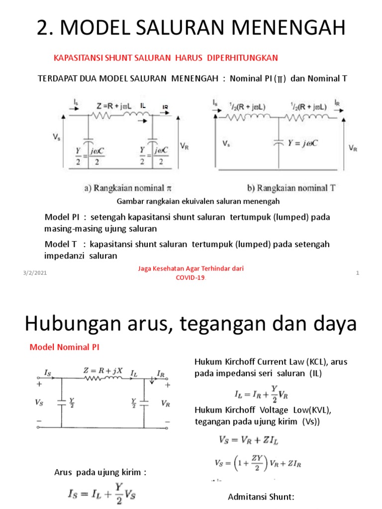 MODEL SALURAN TRANSMISI DAYA ELEKTRIK (Bagian 3) | PDF