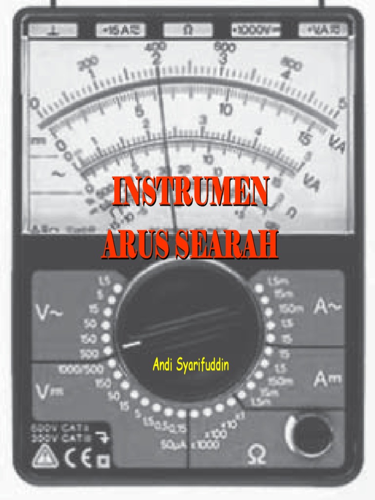 Instrumen Penunjuk Arus DC | PDF | Sains & Matematika