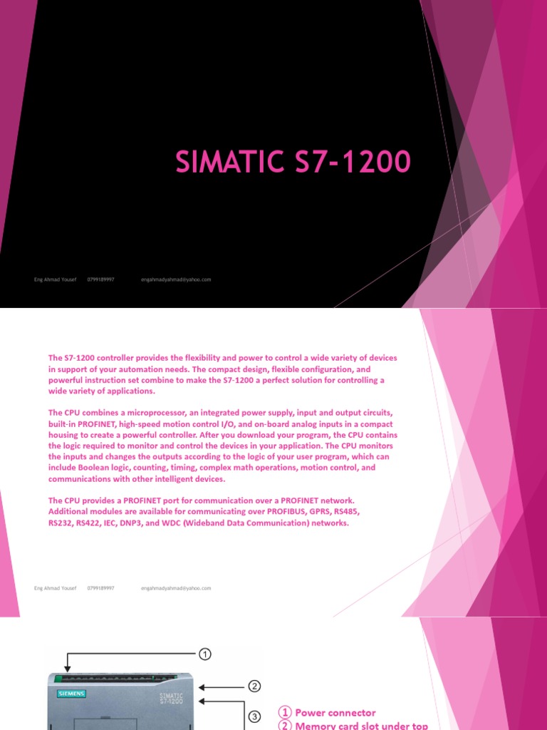 s7-1212c Course Training | PDF | Computer Data Storage | Input/Output