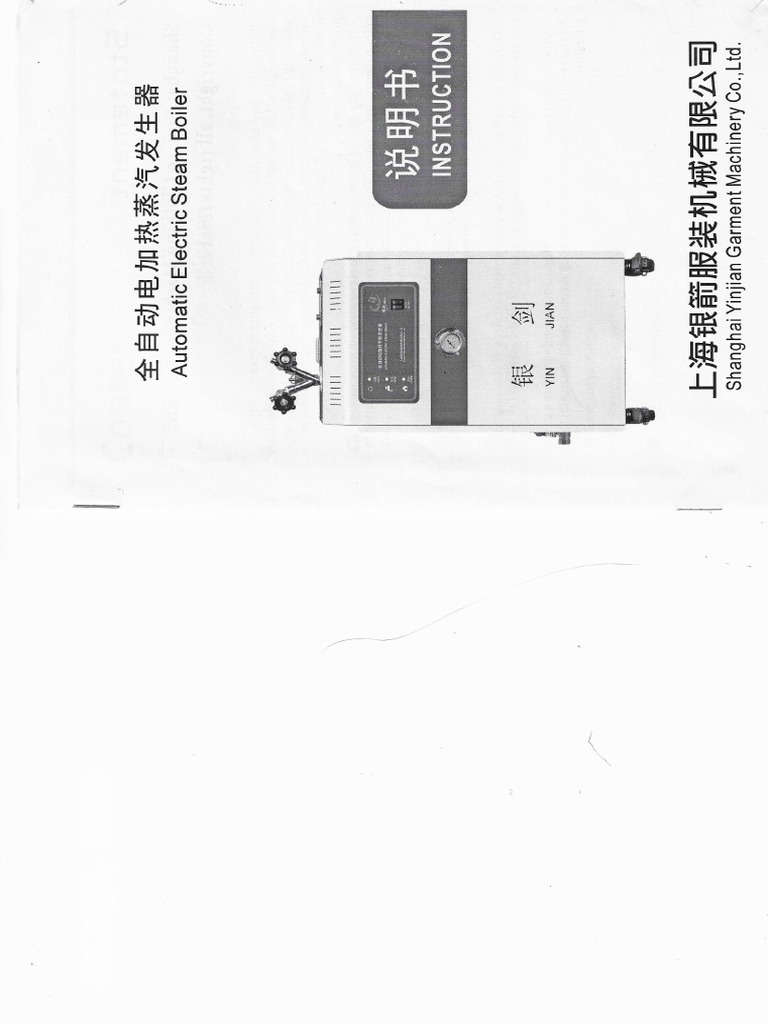 Manual Book Boiler Listrik | PDF
