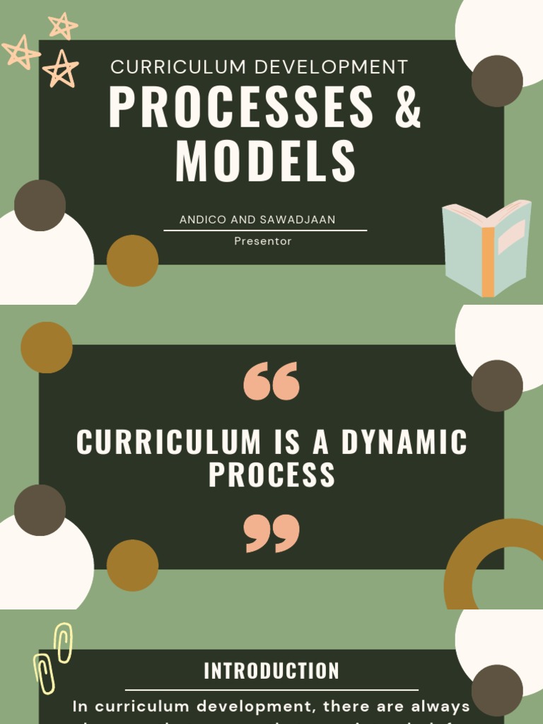 Ped 9 Lesson 3 Curriculum Development Processes and Models | PDF | Curriculum | Experience