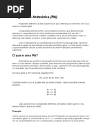Resumo de Fórmulas de PA e PG | PDF | Sequência | Matemática elementar