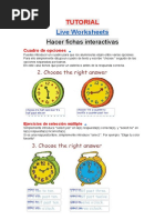 TUTORIAL Fichas Interactivas Con Liveworksheets (Con Comandos) | PDF ...