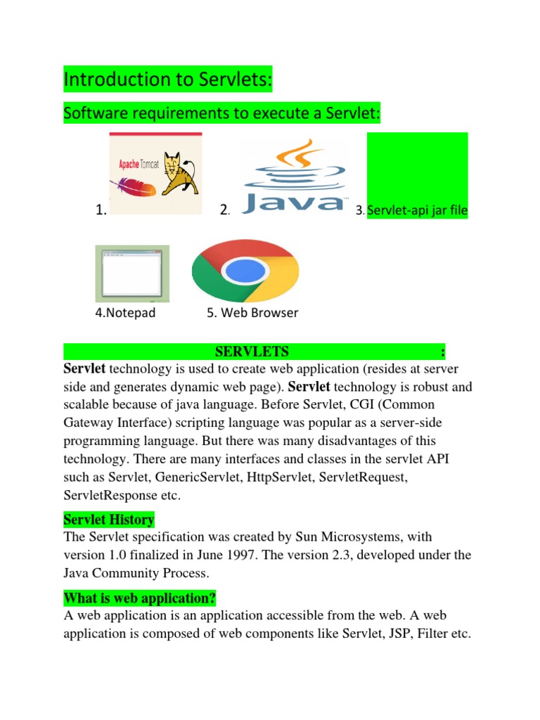 Servlets | PDF | Computer Science | Information Technology