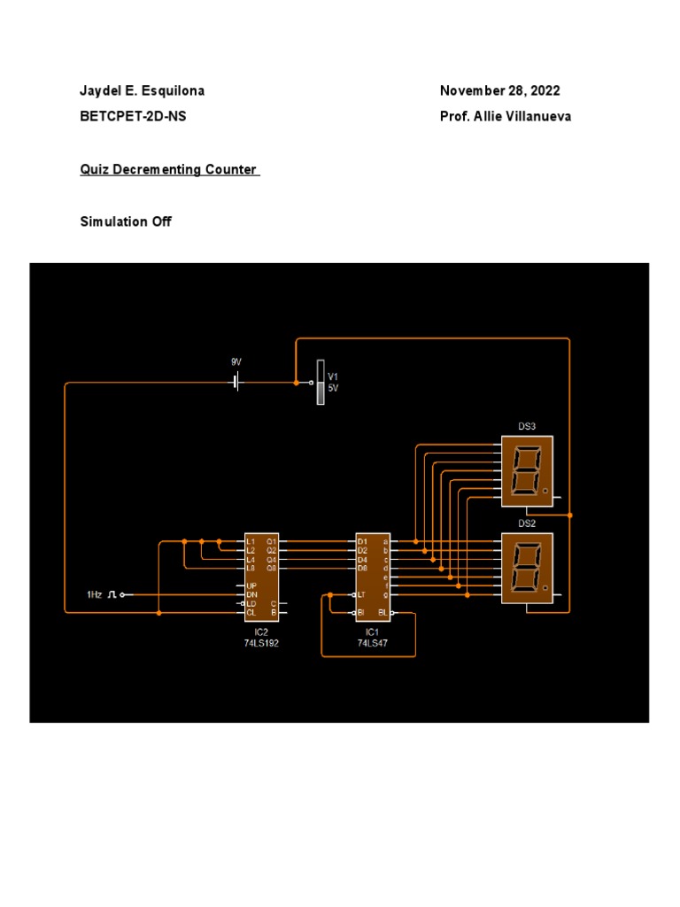 ESQUILONA - BETCPET-2D-NS-Quiz Decrement Counter | PDF