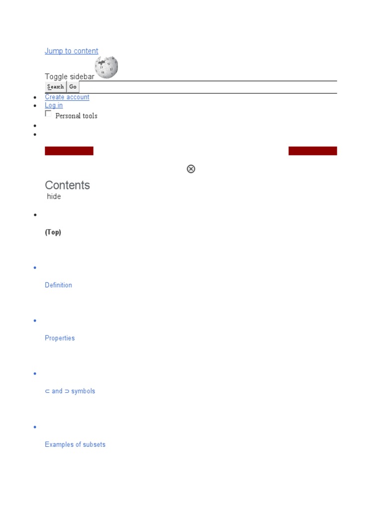 Subsets Pdf Set Mathematics Subset