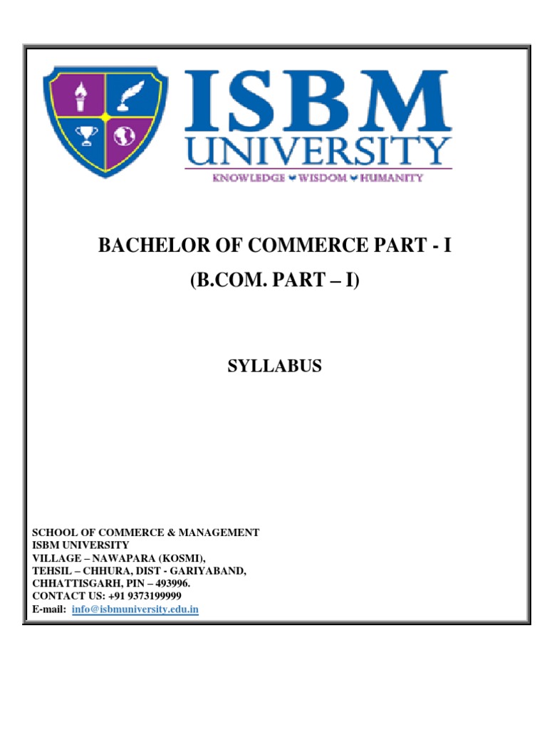 BACHELOR OF COMMERCE SYLLABUS.c4f03360 | PDF | Monopoly | Perfect Competition