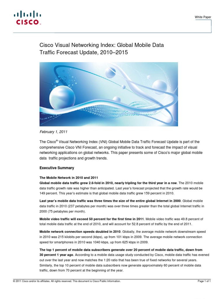 Cisco White Paper c11-520862 | PDF | Computers | Technology & Engineering