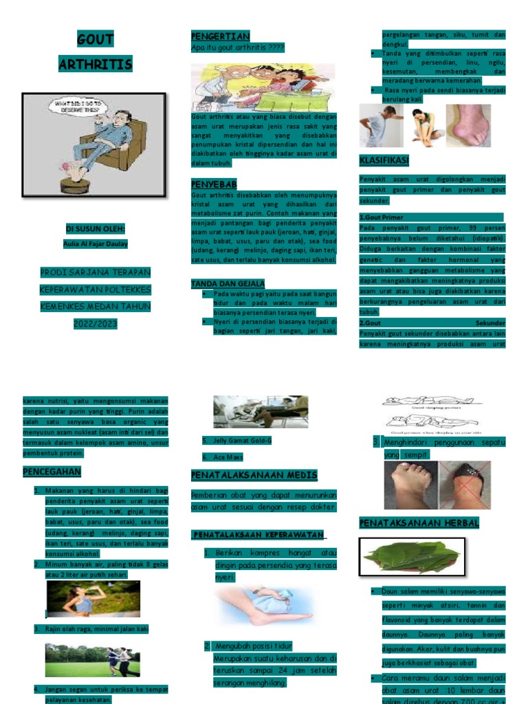 Penjelasan tentang Penyakit Gout Arthritis dan Cara Mengatasinya | PDF