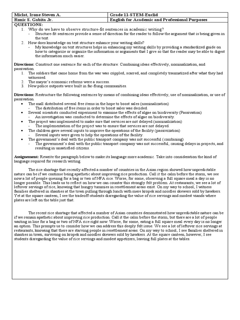 Performance Task In Eapp Pdf