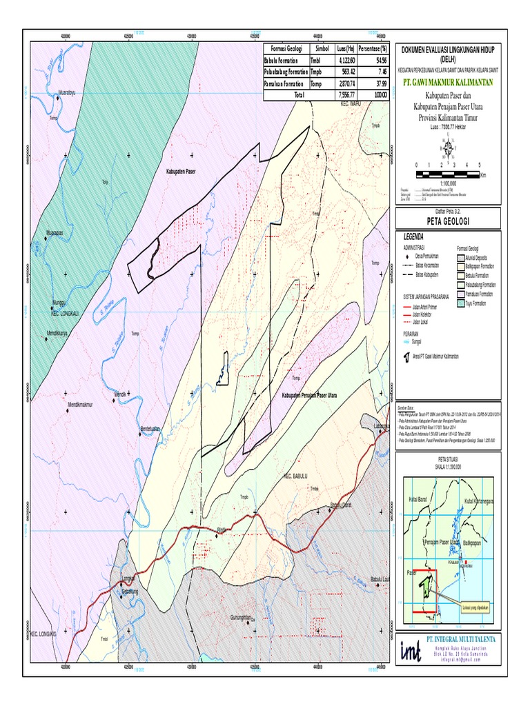 Peta Geologi | PDF