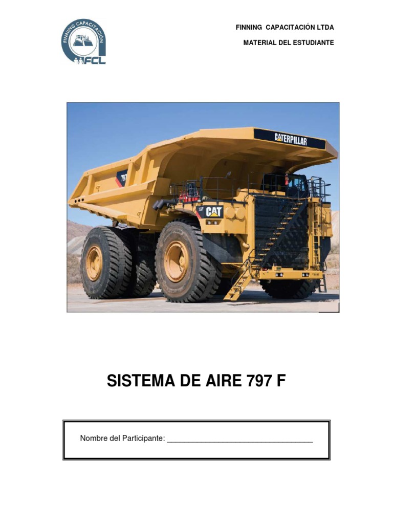 797F Sistema Aire | PDF | Presión | Camión