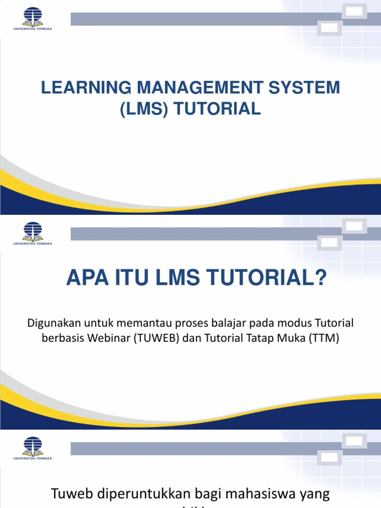 5 Akses LMS Tutorial | PDF