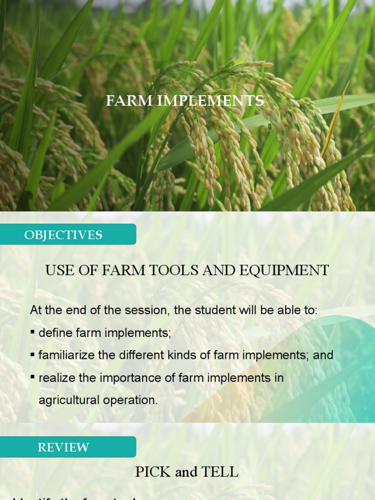 Farm Implements | PDF | Plough | Tillage