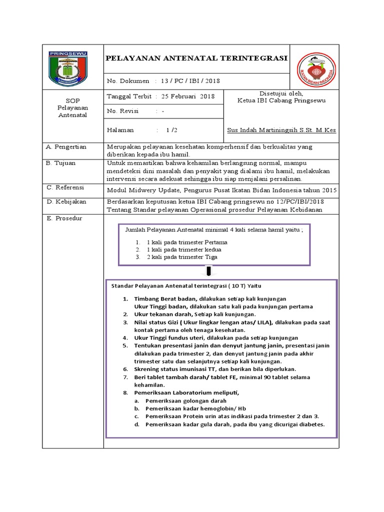 Sop Anc Ibi | PDF | Sains & Matematika
