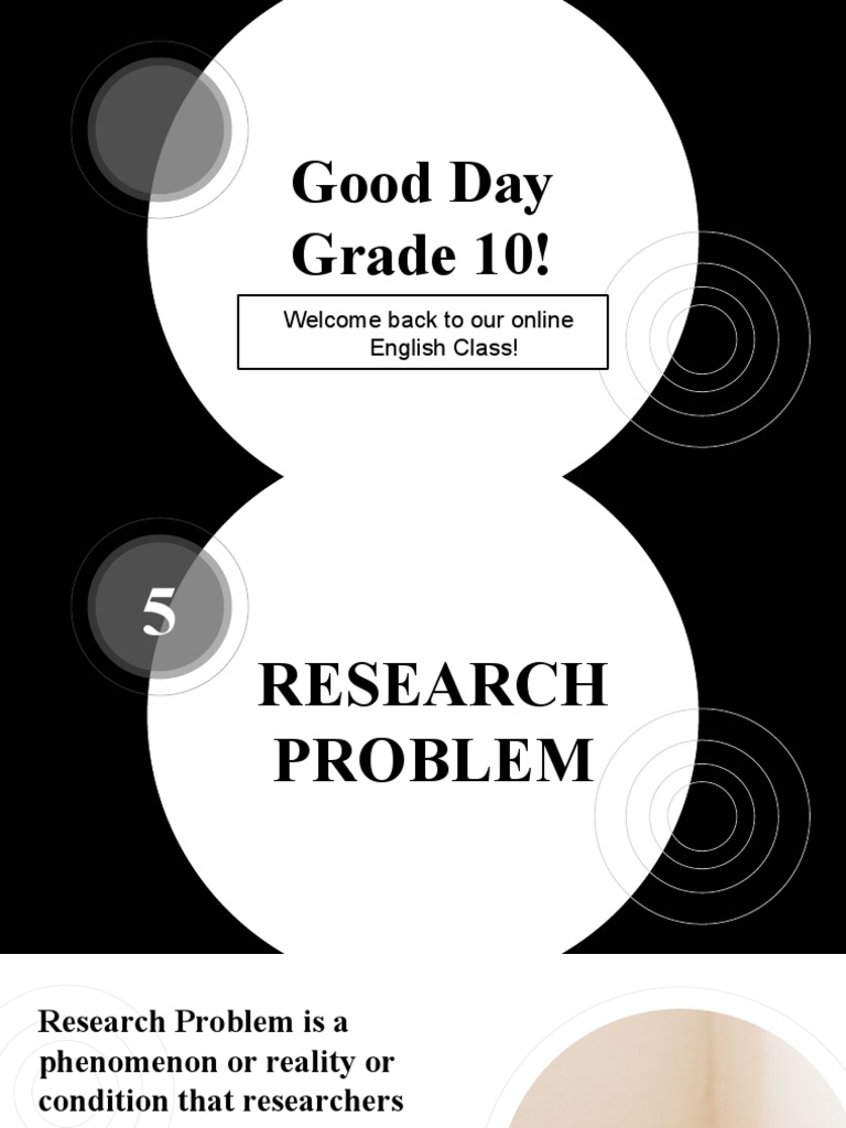 Research Title Guidelines for Grade 10 | PDF | Hypothesis | Theory
