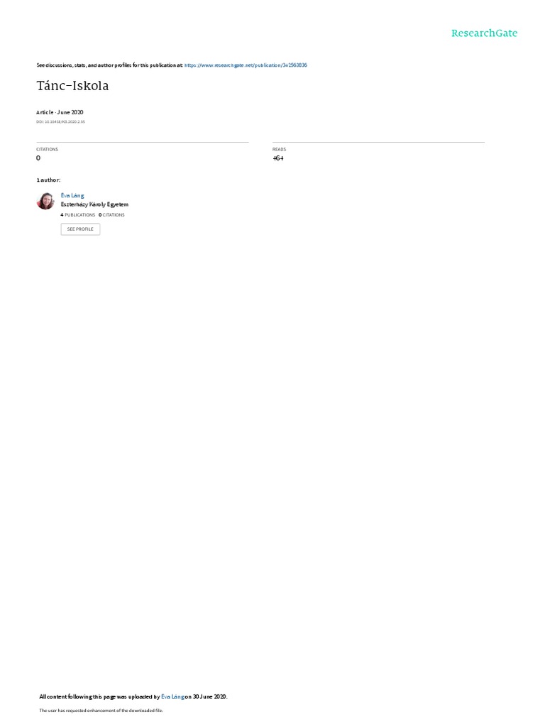 Tánc-Iskola: June 2020 | PDF
