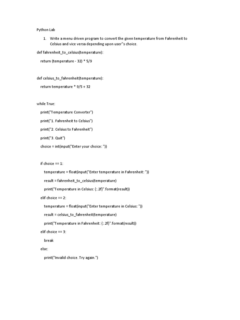 Python Lab Programs Download Free Pdf Area Matrix Mathematics 