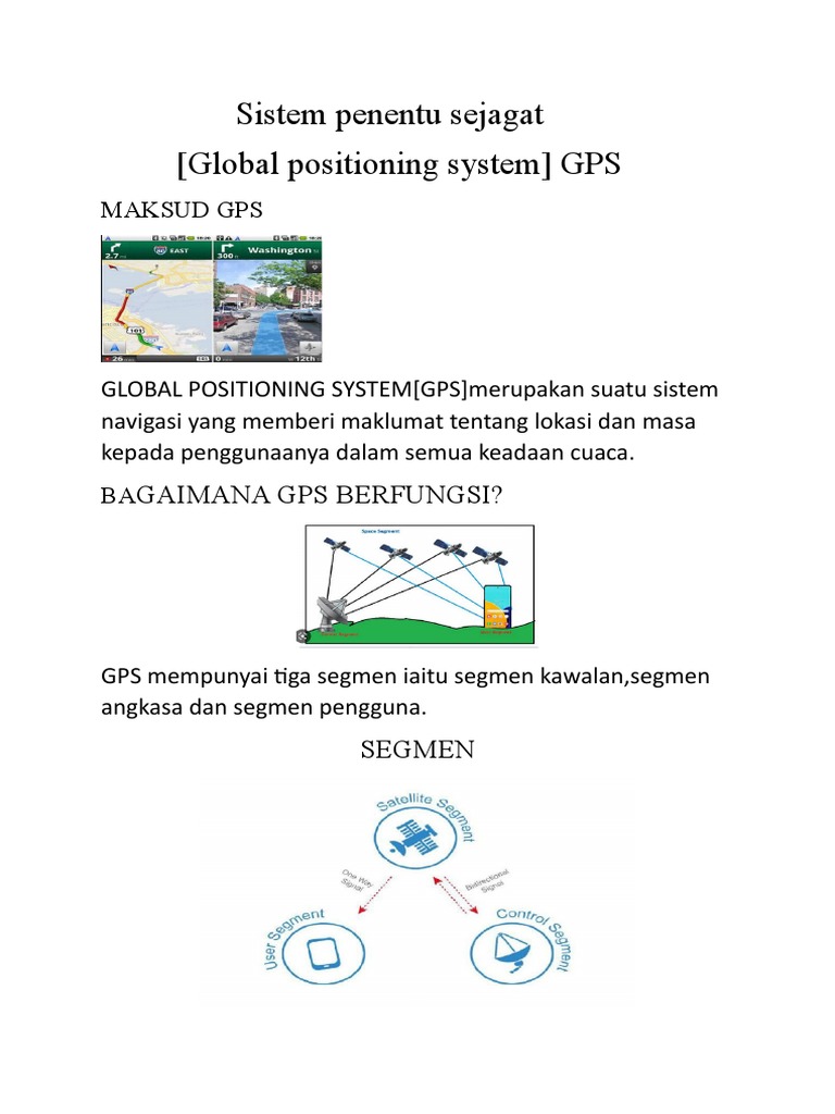 Segmen dalam Sistem GPS | PDF | Bisnis | Komputer