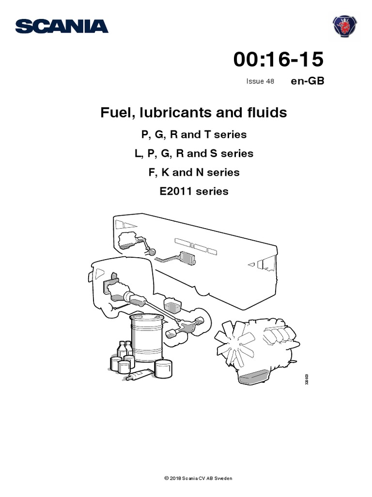 Fuel, Lubricants & Fluids SCANIA NTG | PDF | Diesel Fuel | Motor Oil