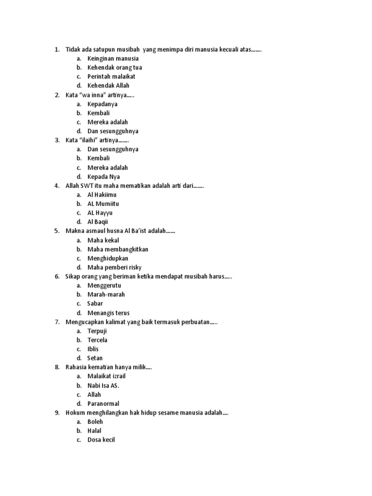 Akidah Ahlak Genapp | PDF