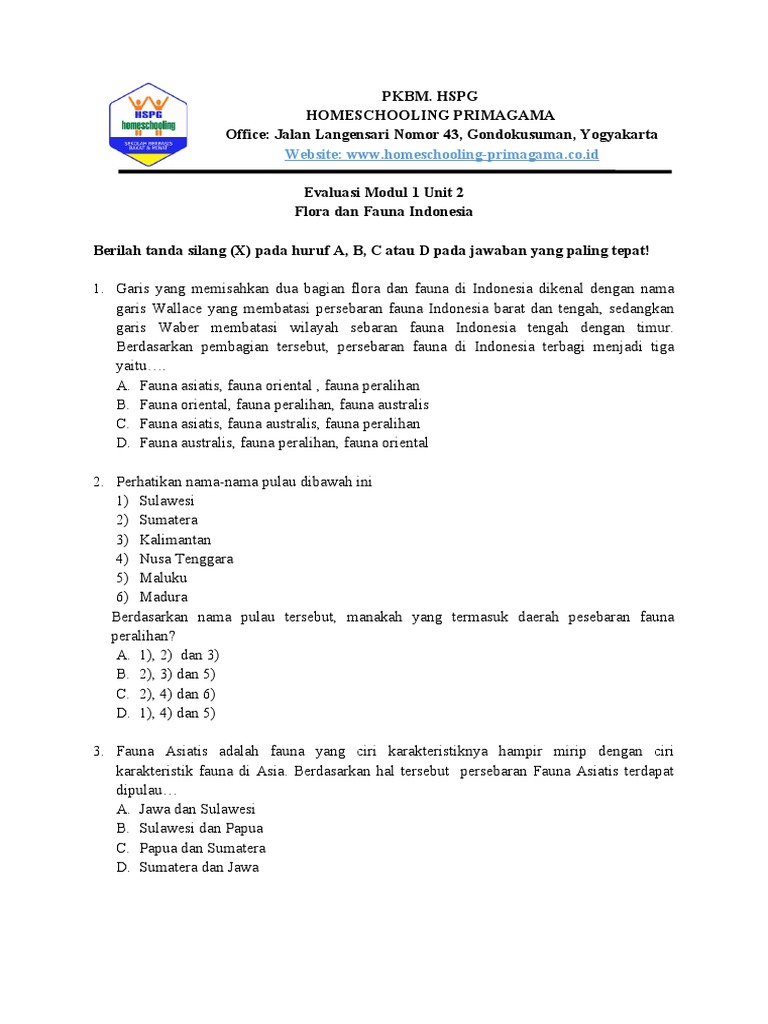 Evaluasi Modul 1 Unit 2 | PDF