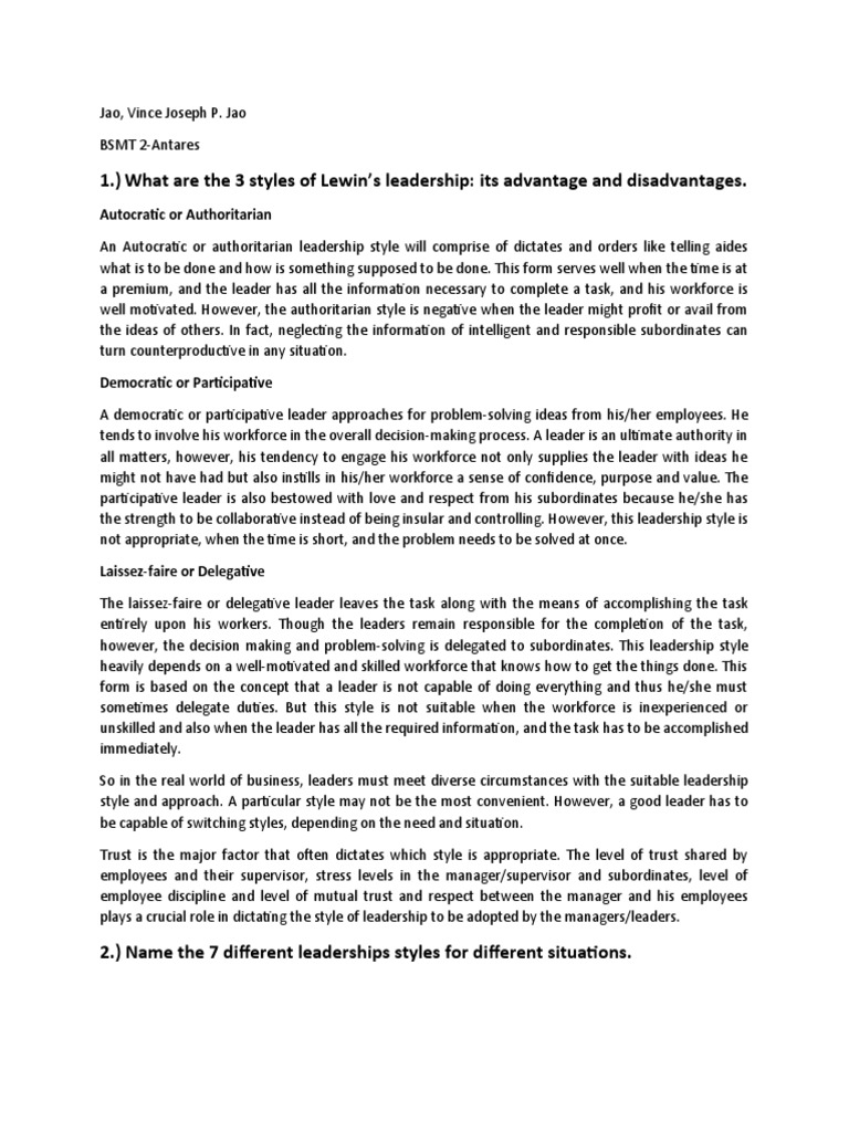 Leadership Pdf Leadership Behavioural Sciences