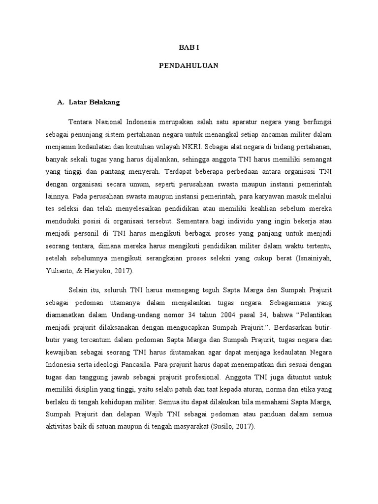 Bab 1 Spersdam Im | PDF